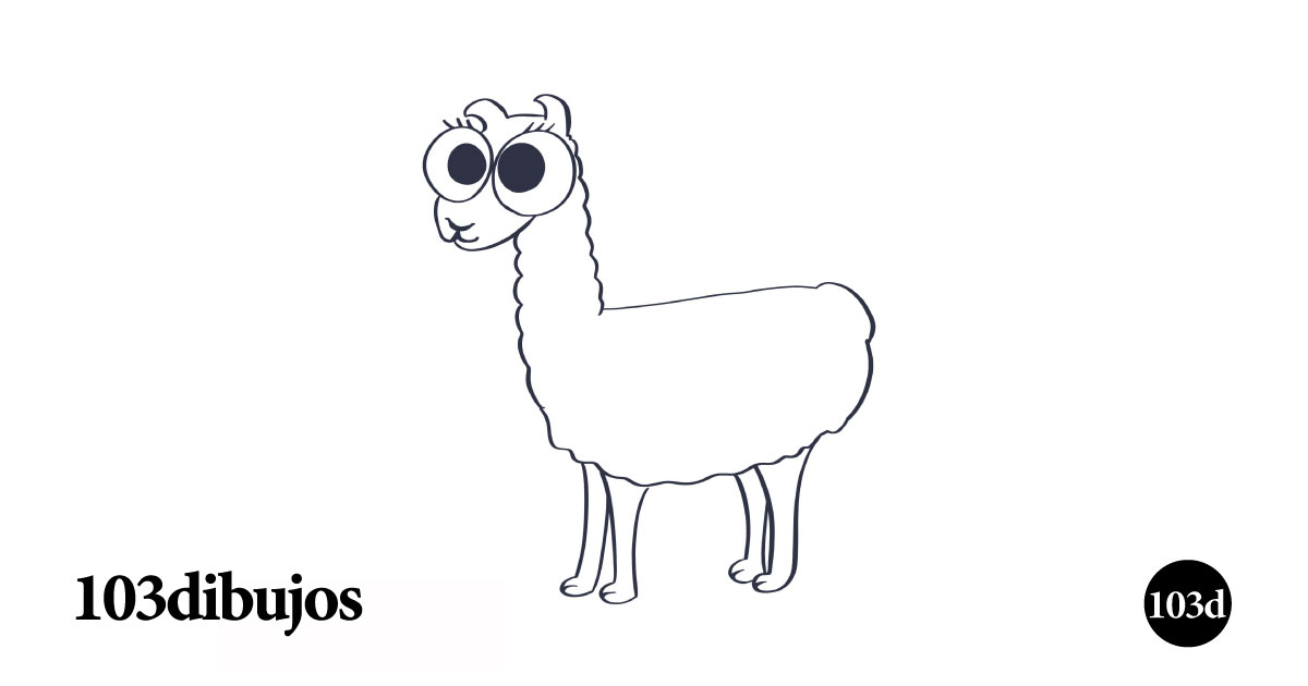 llama para imprimir - gratis