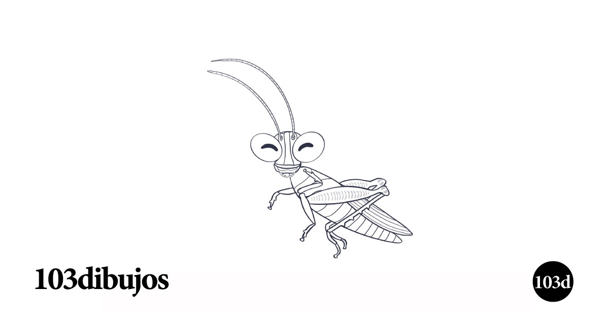 chapulín dibujo - para descargar e imprimir